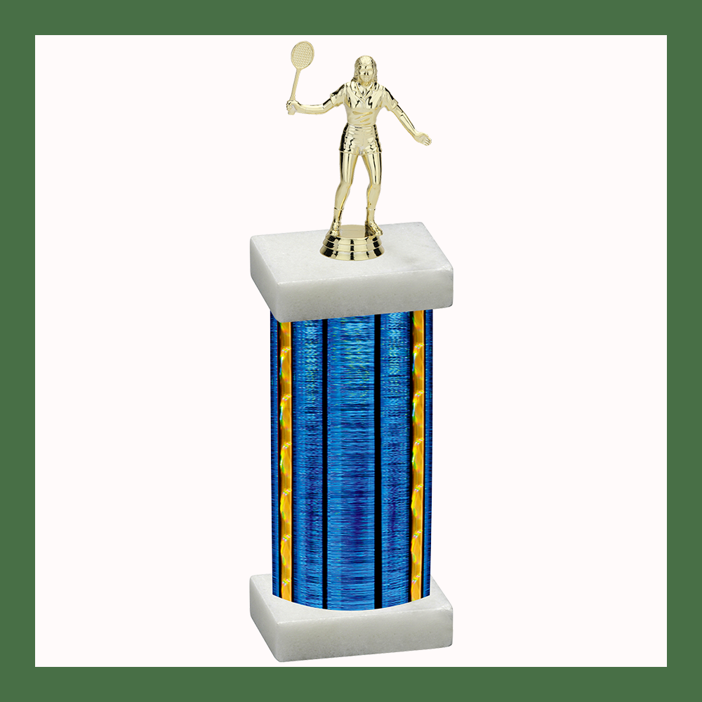 Badminton Column Trophy | Mr. Trophy Shop