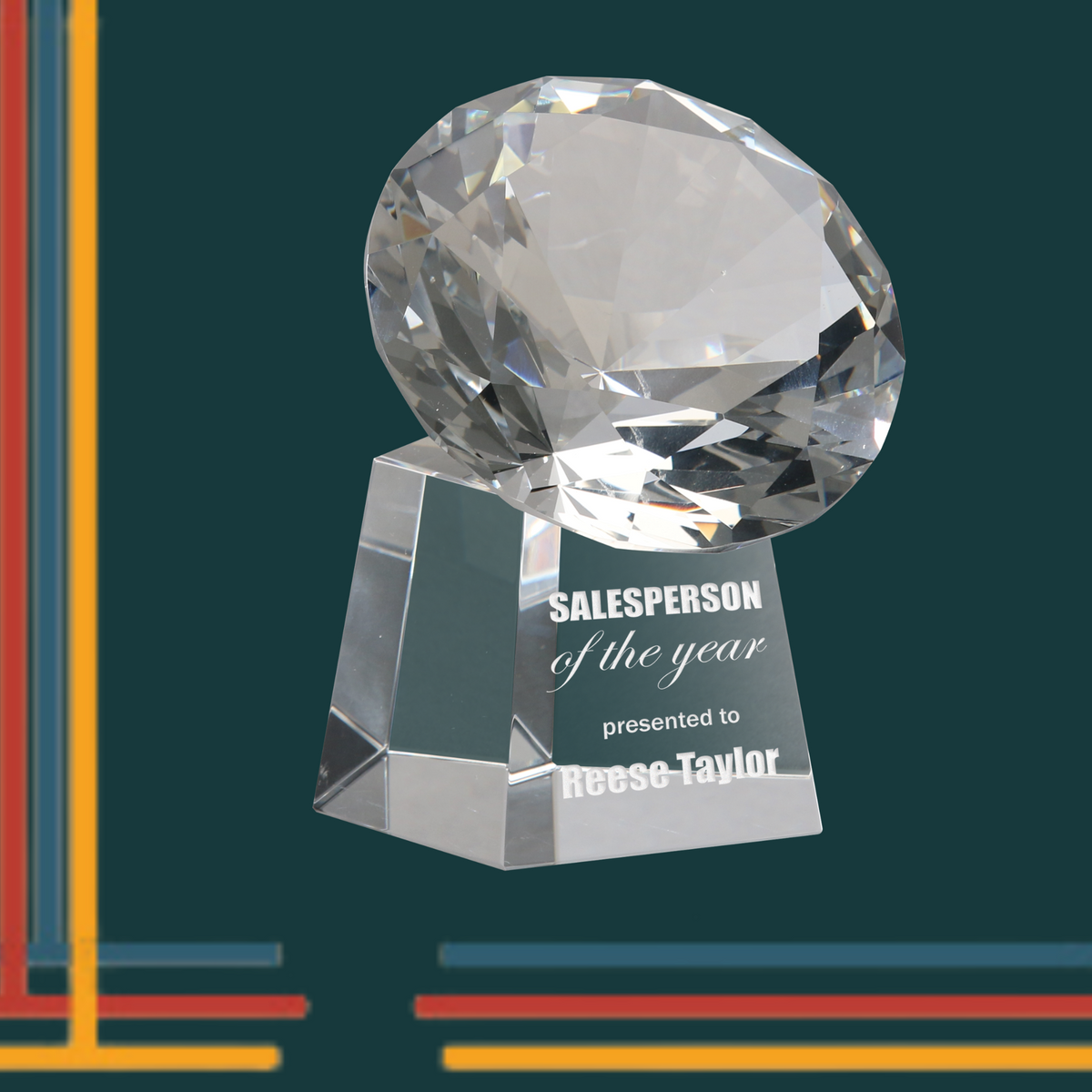 Casanova Diamond Crystal Award - Mr. Trophy — Mr. Trophy Shop