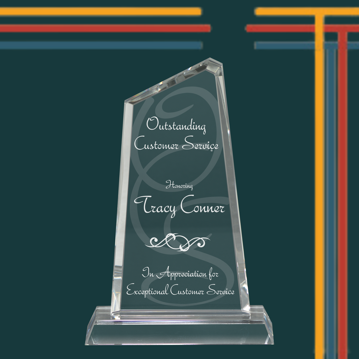 Gem Crystal Award - Mr. Trophy — Mr. Trophy Shop