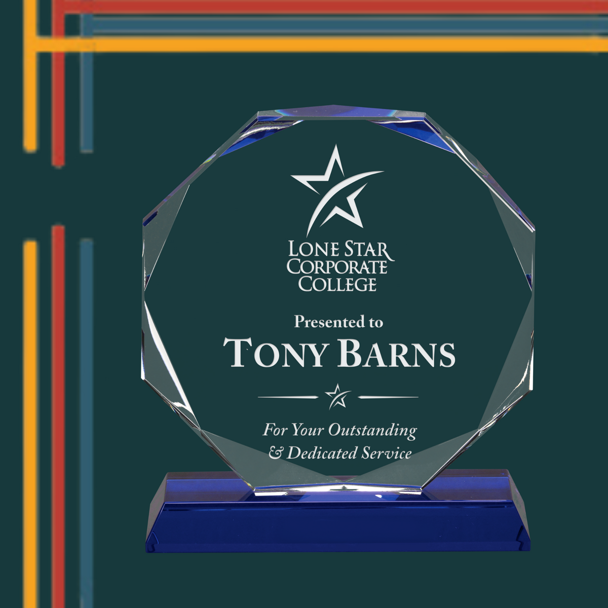 Twilight Crystal Award - Mr. Trophy — Mr. Trophy Shop
