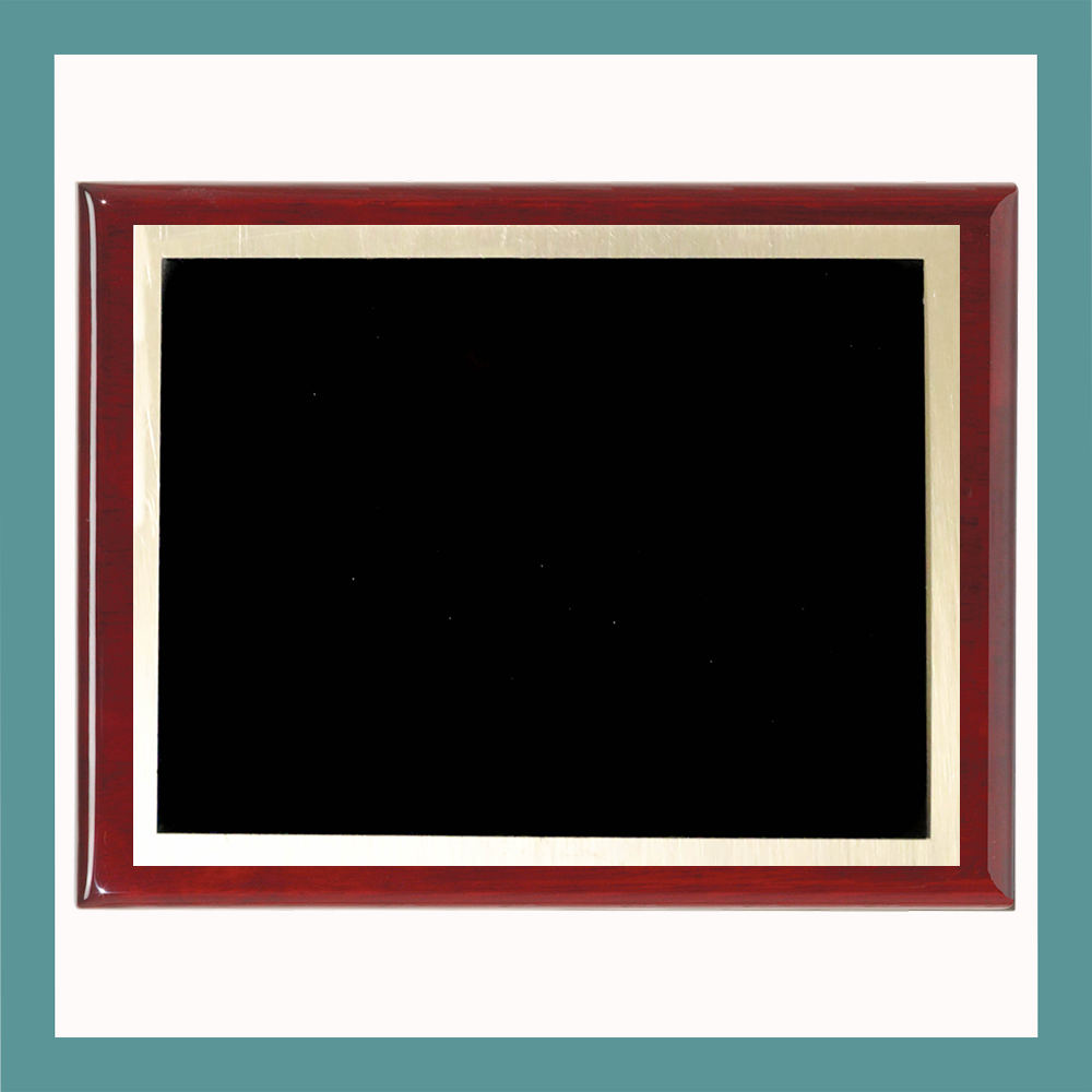Rosewood Piano Finish Horizontal Plaques — Mr. Trophy Shop