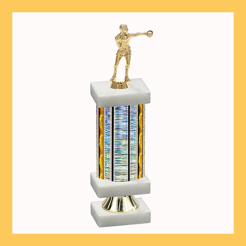 Boxing Column Riser Trophy | Mr. Trophy Shop